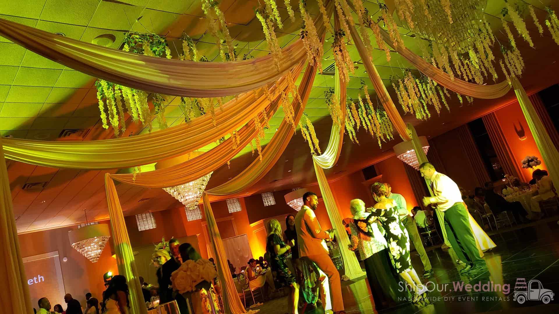 (13) DIY Wall Draping Ideas - $159 Wedding Receptions