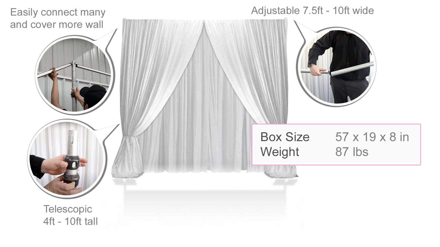 Double Backdrop Guide | Easily DIY Venue Wedding Decor