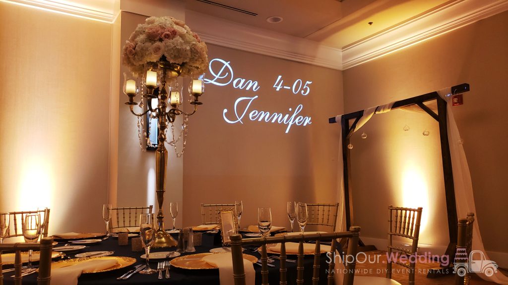 Wedding Monogram Projection Lighting for Dance Floor $109