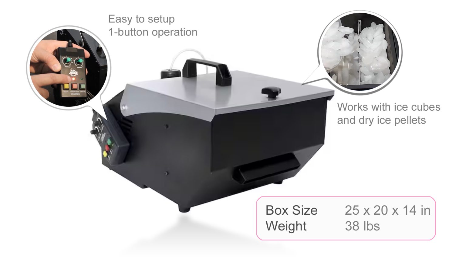 5-Day Rental Dancing on Cloud Machine Use Dry Ice/Fog $148