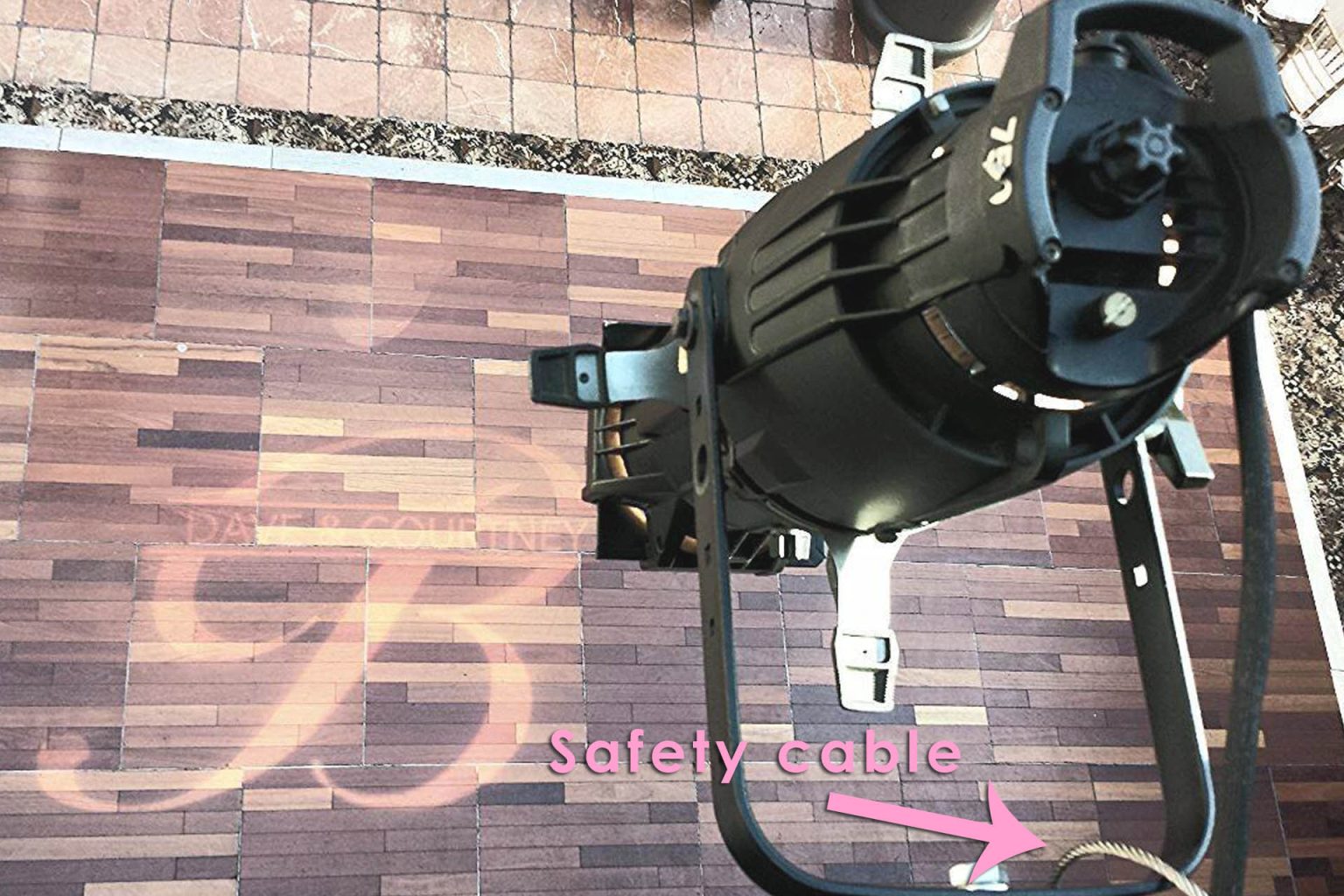 Wedding Monogram Projection Lighting for Dance Floor $109