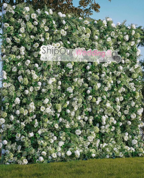 (5) Day Flower Wall Rental & Greenery Backdrop $519
