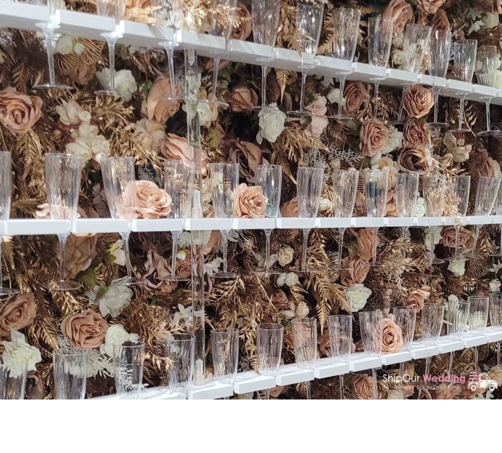 (7) Flower Wall Backdrop Ideas - Easy Wedding DIY only $519