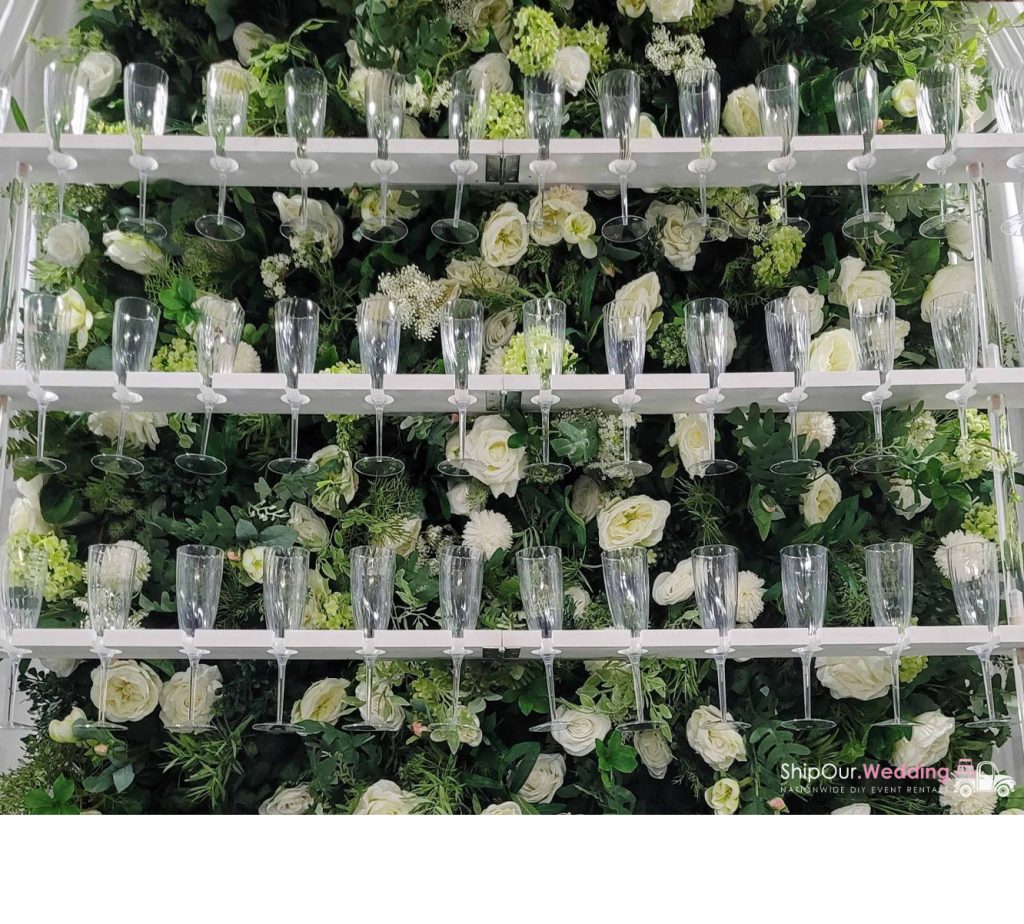 (7) Flower Wall Backdrop Ideas - Easy Wedding DIY only $519