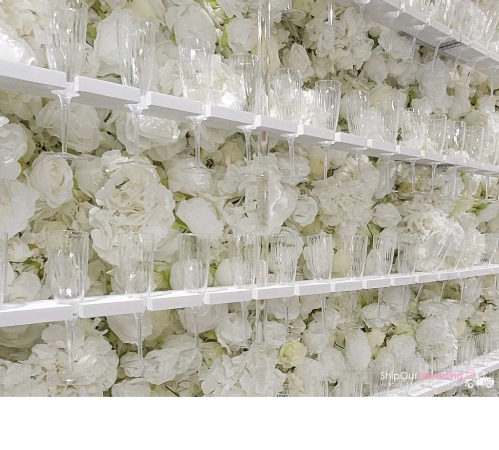 (7) Flower Wall Backdrop Ideas - Easy Wedding DIY only $519