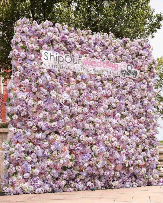 (5) Day Flower Wall Rental & Greenery Backdrop $519